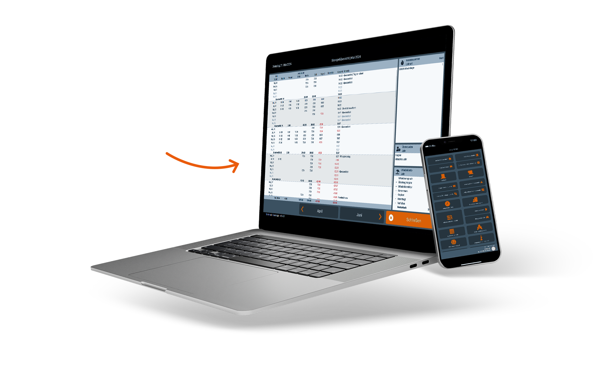 Digitale Arbeitszeiterfassung | Systemschub
